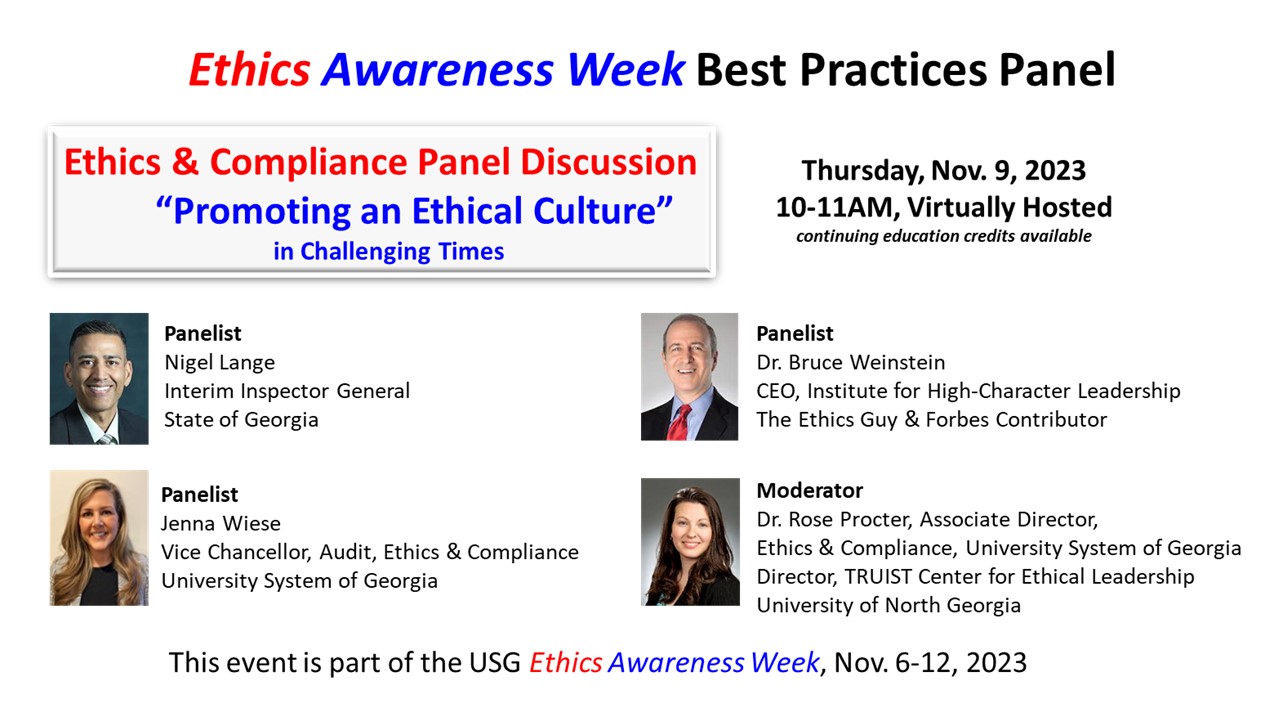 Ethics Week Activities - Valdosta State University